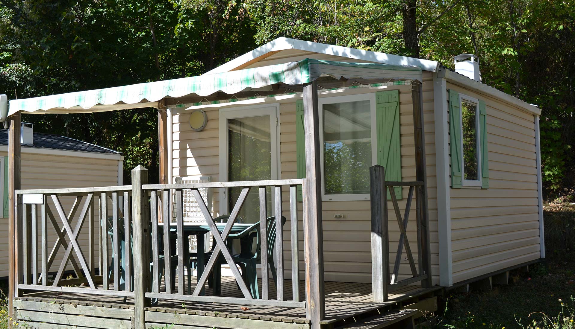 Location mobil-home 2 personnes - camping Alpes Dauphiné